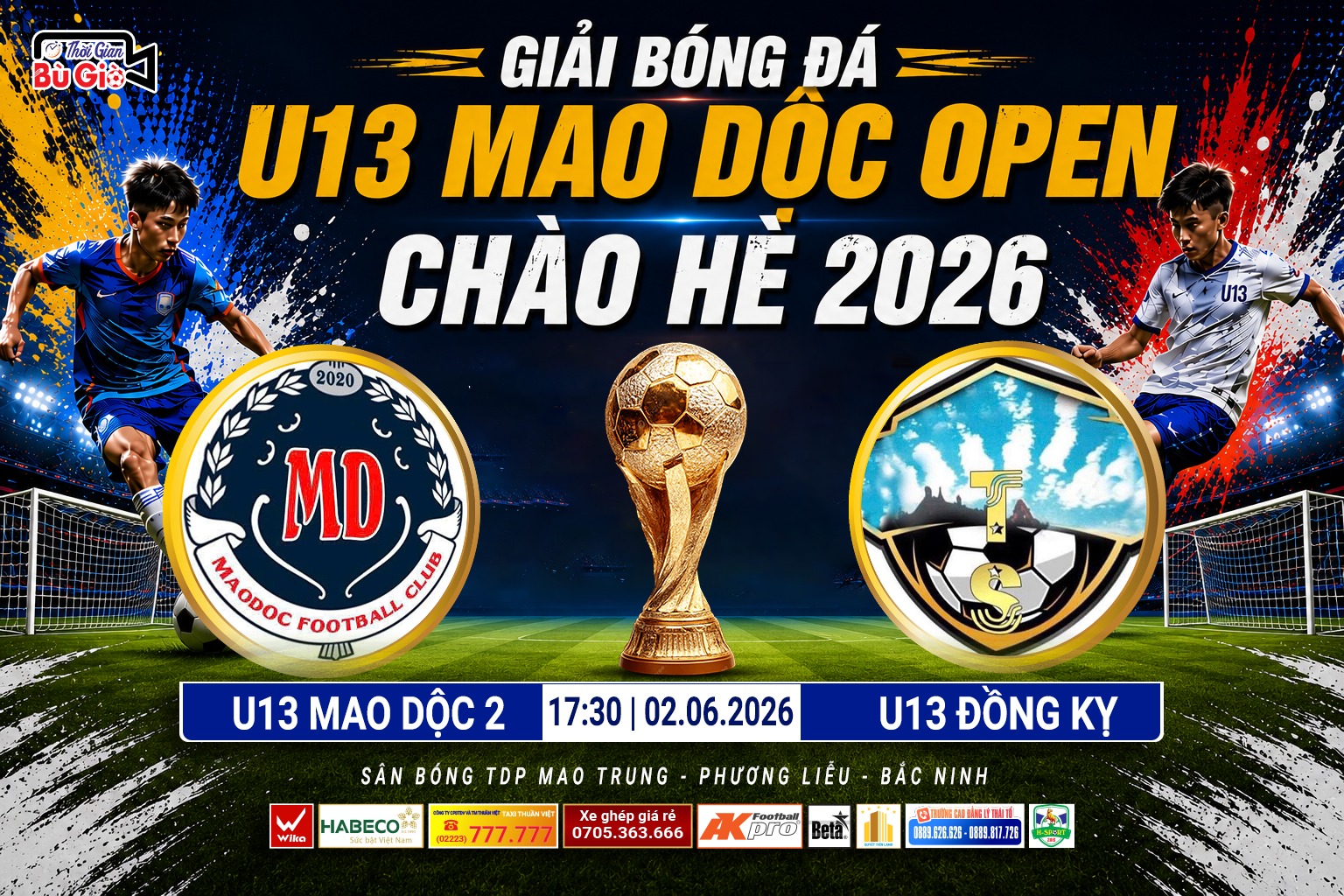 Nóng từ vòng đầu tiên của U13 Mao Dộc Open 2026